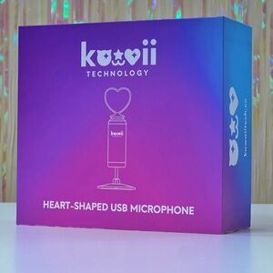 Kawaii | Portable Audio & Video | Heart Shaped Usb Microphone | Poshmark